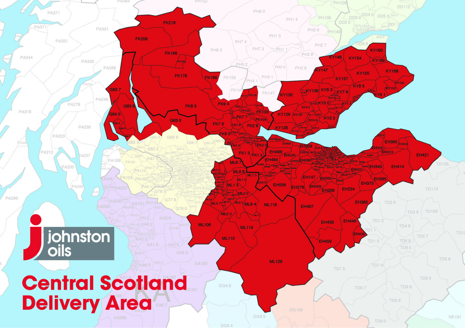 Central Scotland Depot | Johnston Oils | Head office | Bathgate|